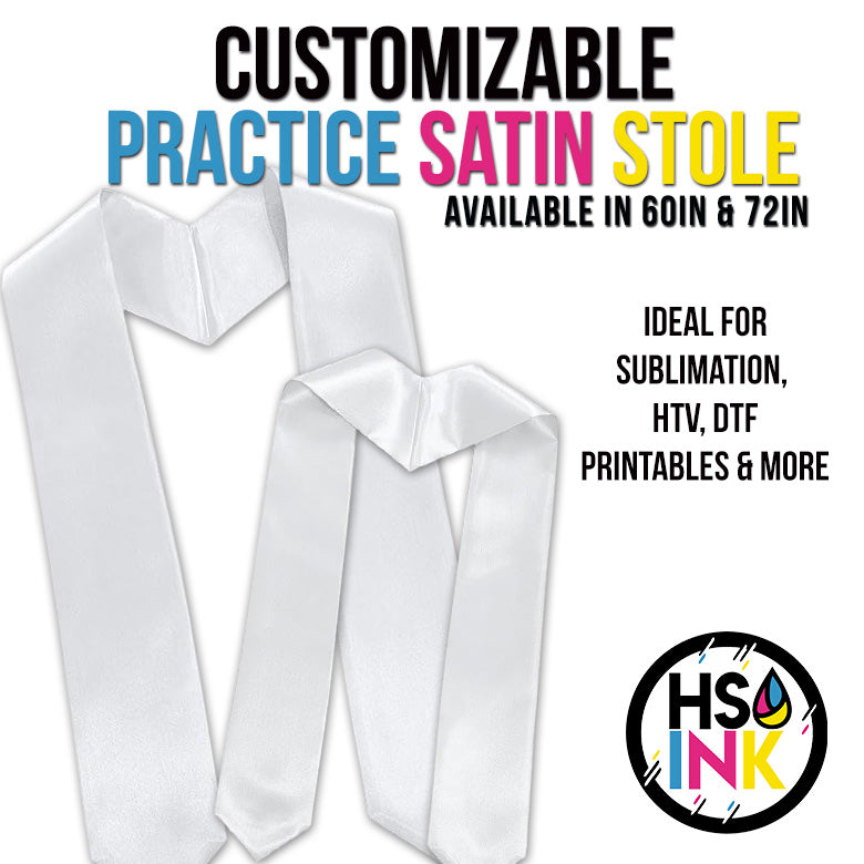 HS INK 365 Practice Satin Stoles 60in & 72in