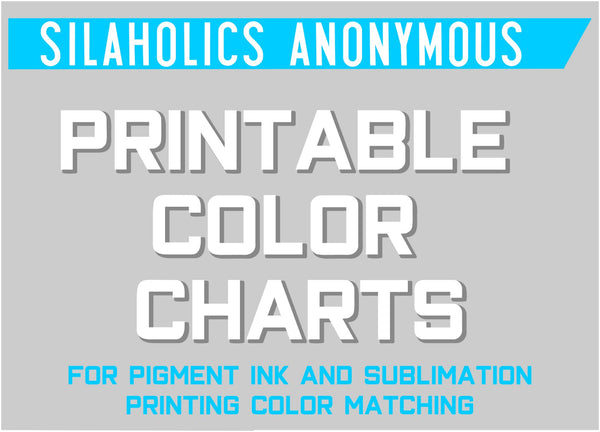 Printable Color Code and Reference Charts – HS INK 365