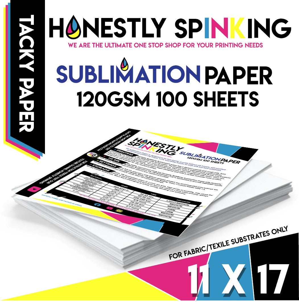 Honestly SpINKing INKcredible TACKY Sublimation Paper Sheets – HS INK 365
