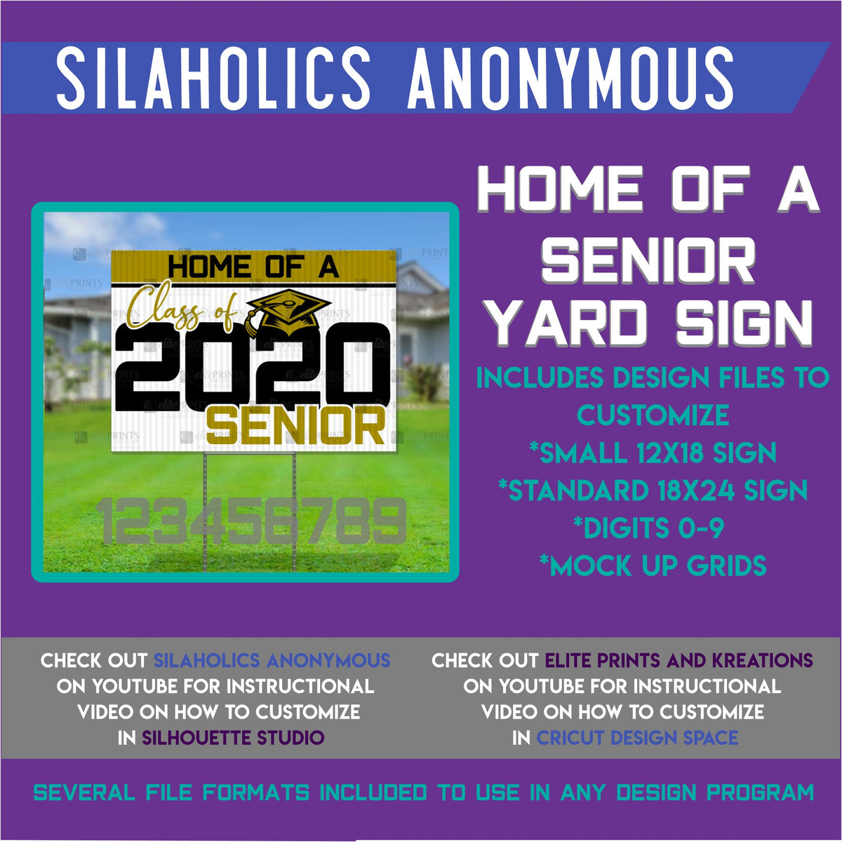 HS INK Digital Home of a Senior Yard Sign Design File – HS INK 365
